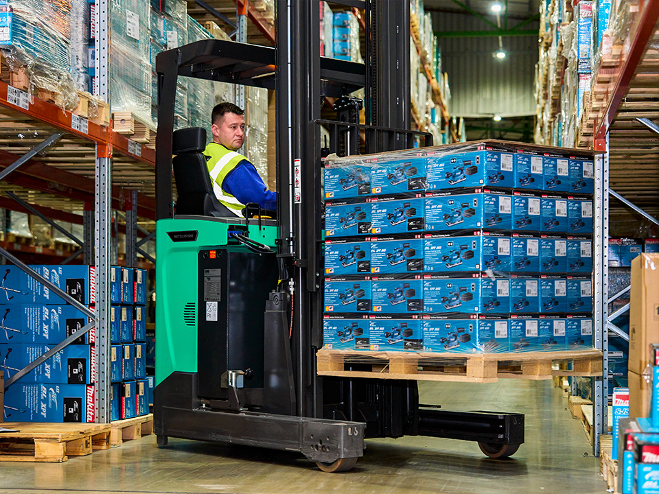 Makita Case Study UK - Mitsubishi Forklift Trucks